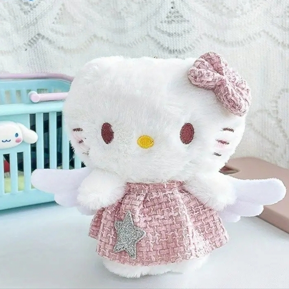 Hello Kitty | Accessories | New Hello Kitty Angel Plush Keychain Sanrio ...